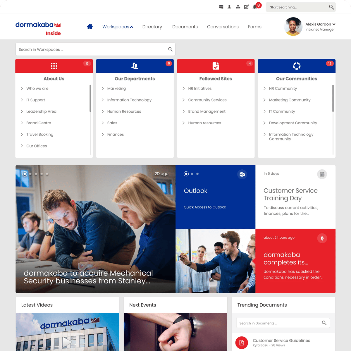 Case Study: dormakaba | Merging global brands with an intranet | Unily